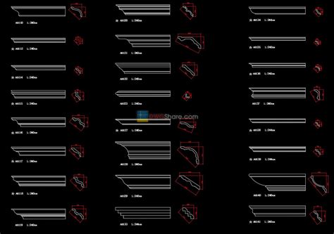 19neoclassical Style Decor Cad Design Elements