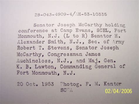 Photos From Sen Mccarthys Trip Page 1 Of 3