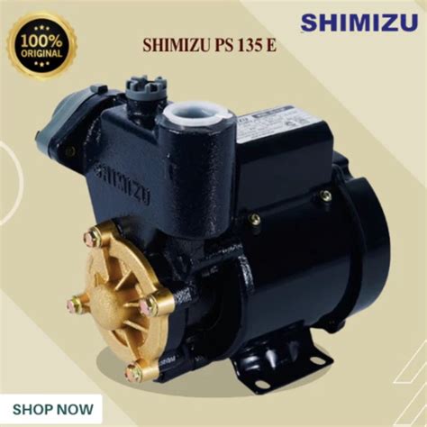 Jual Pompa Air Shimizu Ps 135 E Ps135e Otomatis Tabung Sni Original