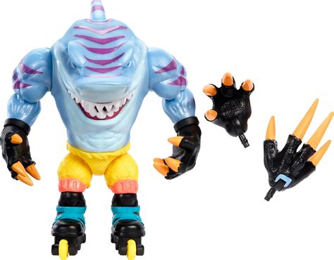 Mattel Street Sharks Action Figure With Bite And Skate Motion Skreek