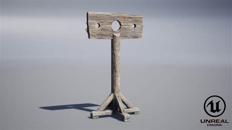 Pillory 3d Model By Yuribarinov