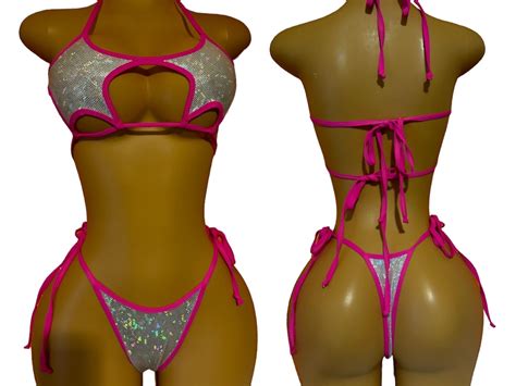 Star Top Micro Exotic Dance Wear Stripper Outfit Etsy