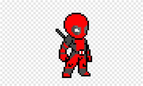 Minecraft Pixel Art Super Heroes Deadpool