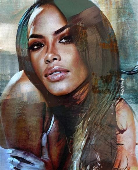 Aaliyah Vibe Magazine Cognition Art Design Paintings And Prints