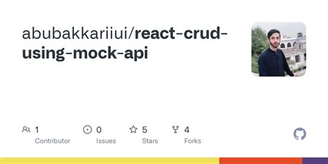 GitHub Abubakkariiui React Crud Using Mock Api