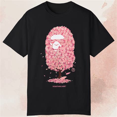 Bape A Bathing Ape Sakura Tree T Shirt Tokopyramid