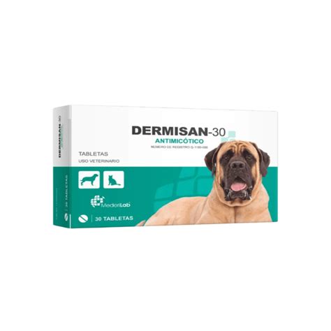 Dermisan 30 Tabletas Antimicótico Perro Y Gato Mederilab Plaza