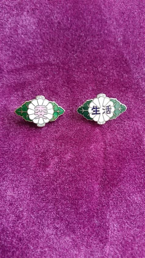 制服市場 東京都 【超貴重】東京女学館中学校・高等学校校章、委員会章赤 、各学年章セット