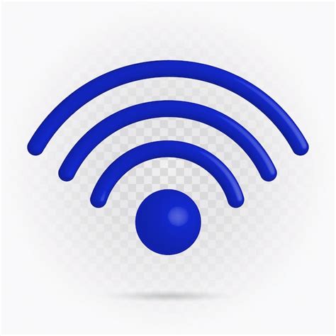 Premium Vector Icon Wifi Realistic Wireless Connection Signal Vector