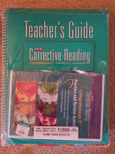 Corrective Reading Comprehension Level C Teacher Materials Package Corrective Reading Decoding