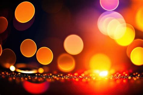 Premium Ai Image Abstract Bokeh Effect Background