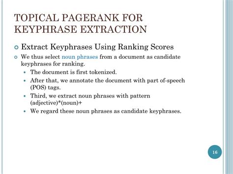 Ppt Automatic Keyphrase Extraction Via Topic Decomposition Powerpoint