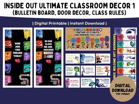 Ultimate Bundle Inside Out Classroom Decor Bulletin Board Door Decor
