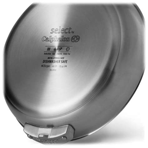 Morningsave Calphalon Select 10 Piece Space Saving Stainless Steel Cookware Set