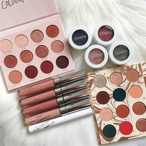 How To Glow Colourpop Makeup Eyeshadow Palettes Lipsticks