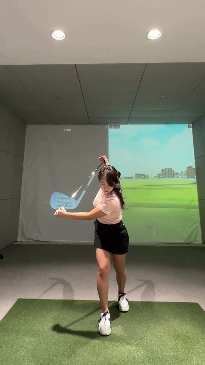 [판교골프레슨] 모두 라운드 전에 몸 푸시고 시작하시죠~🤍🩷 klpga정혜윤프로 golfswing 여자프로골퍼 프로골퍼