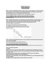 ECON Tutorial Docx ECON Tutorial Jessie Sullivan MC Consider An