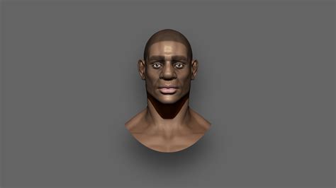 Artstation Male Head 03 Obj Resources