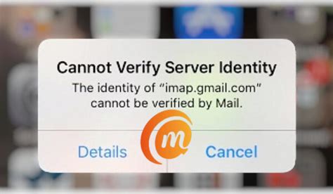 Cannot Verify Server Identity Of On Iphone Solutions Us Mobilityarena