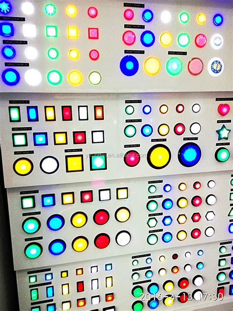 Led Lighted Silver Plated Push Button With Microswith Buy Push Buttons With Indicator Light5v