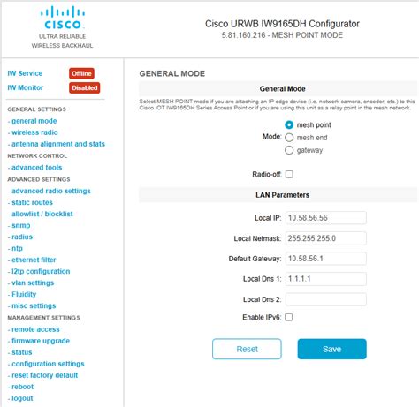 Cisco Ultra Reliable Wireless Backhaul For Catalyst Iw Access Points