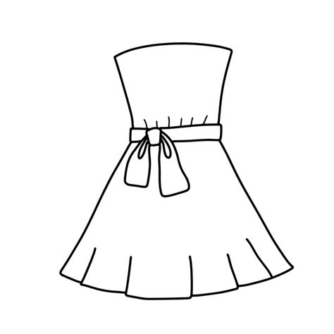 How To Draw Short Dress