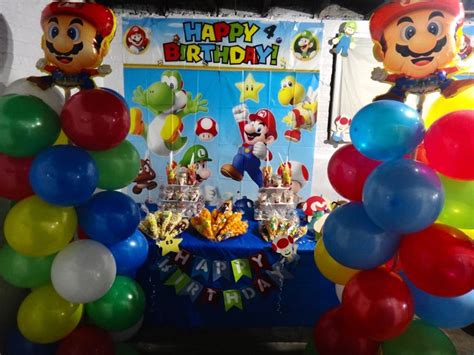 Super Mario Candy Table Super Mario Birthday Party Super Mario Bros Birthday Party Birthday