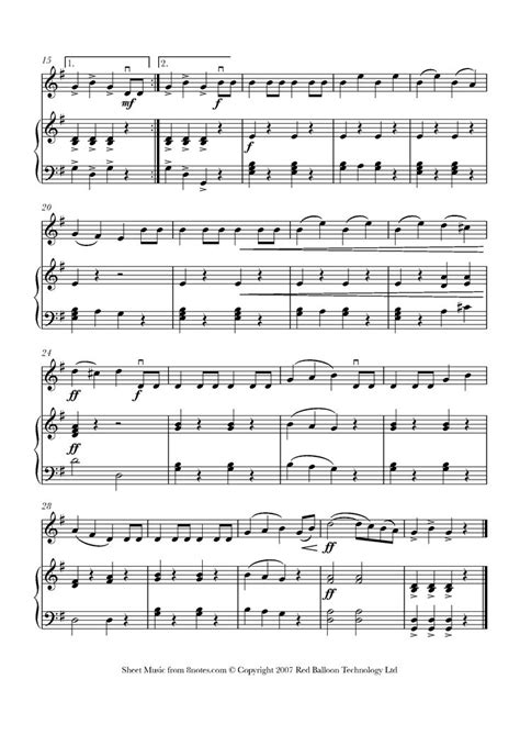 Rossini William Tell Overture Sheet Music For Violin