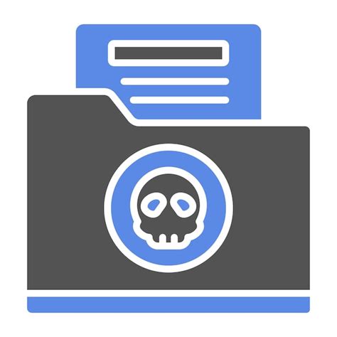 Premium Vector File Hacked Icon Style
