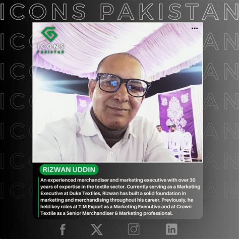 Rizwan Uddin On Linkedin Thanks Icon Pakistan