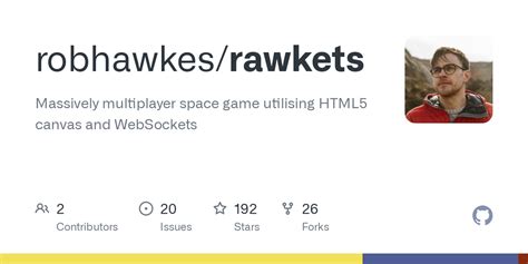github robhawkes rawkets massively multiplayer space game utilising