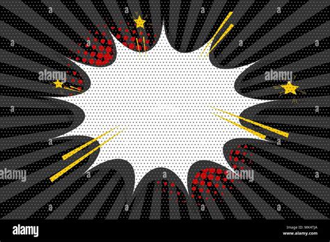 Empty comic text speech bubble Pop Art Style Stock Vector Image & Art - Alamy