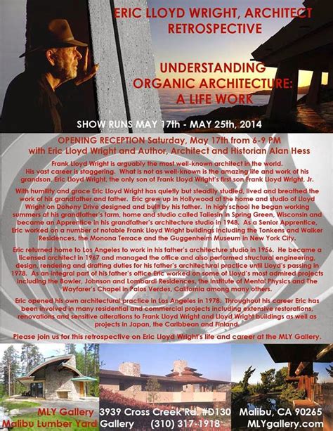 Eric Lloyd Wright Retrospective May 17 2014 Thinking Of Anais Nin