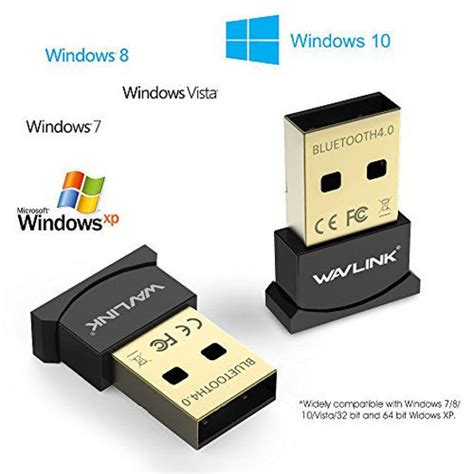 Getuscart Wavlink Wireless Bluetooth Csr 4 0 Dongle Low Energy Usb Adapter Gold Plated Plug