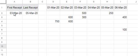 How To Lookup First And Last Values In A Row In Google Sheets