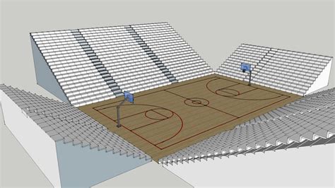 Basketball Court With Seats 3d Warehouse