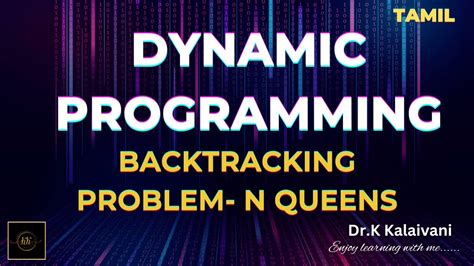 Conquer The N Queens Problem With Backtracking Tamil Tutorial 🚀 Youtube