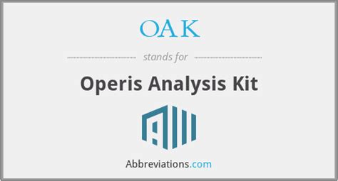 Oak Operis Analysis Kit