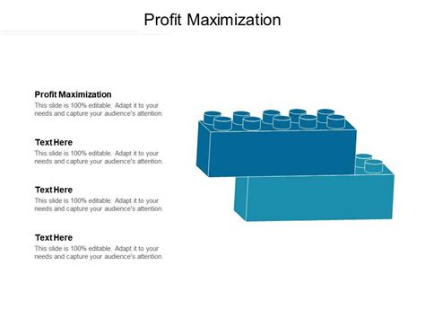 Profit Maximization Ppt Powerpoint Presentation Summary Objects Cpb