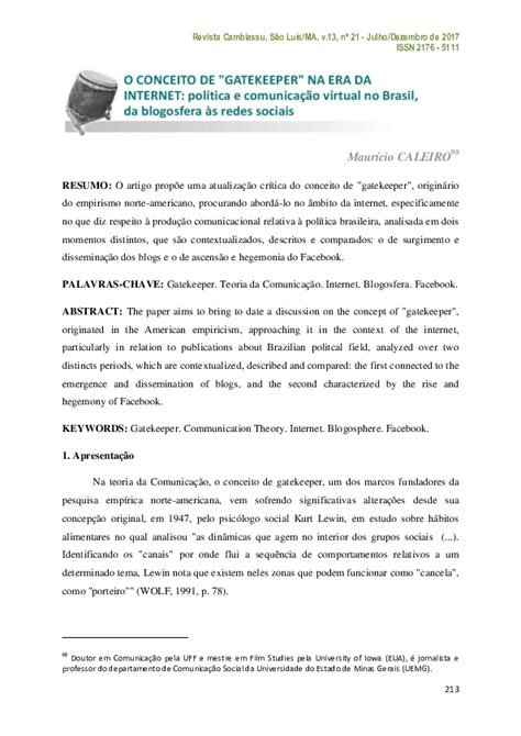 Pdf Mauricio Caleiro Gatekeeper