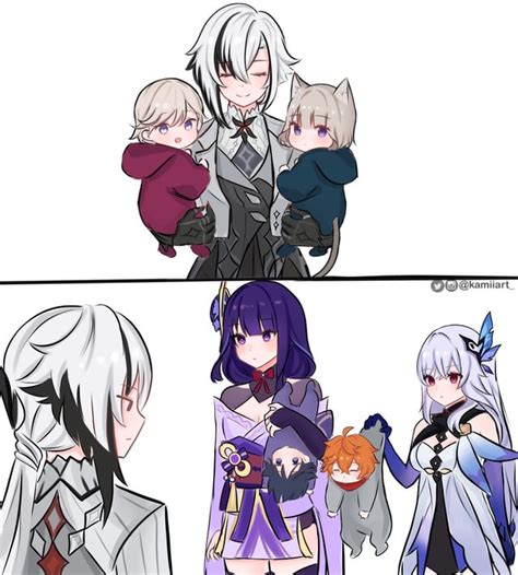 Genshin And Its Moms Rarlecchinomains