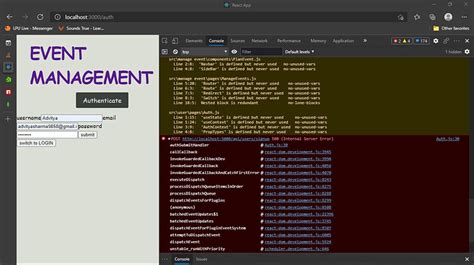 React Auth Js POST Localhost Api Users Signup Internal Server Error
