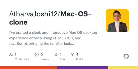 Github Atharvajoshi12 Mac Os Clone Ive Crafted A Sleek And