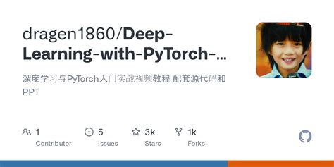 github dragen1860 deep learning with pytorch tutorials 深度学习与pytorch
