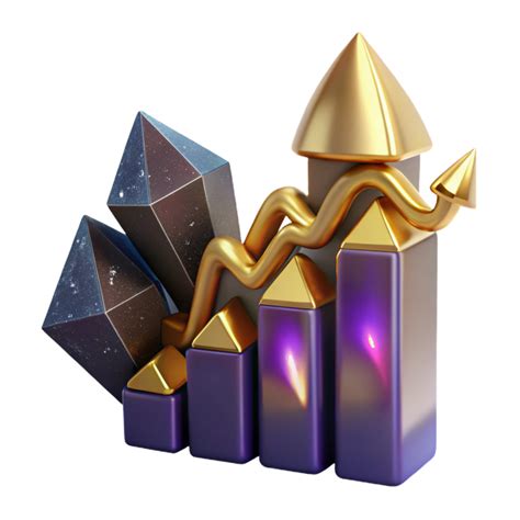 Extraordinary Classic Chart With Upward Trend Isolated Element Authentic 59423651 Png