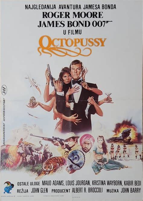 Poster 007 James Bond Octopussy Original Movie Poster Roger Moore