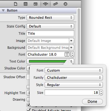 Cocoa Uibutton Font Subclass Stack Overflow