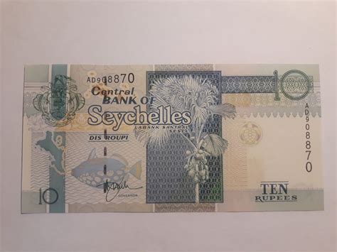 Seychellen 10 Rupees 1998 Unc Ad908870 Neu Gemäss Beschreibung