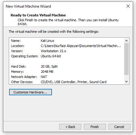 Cara Instal Kali Linux Di Virtual Machine VMware Cobe Belajar