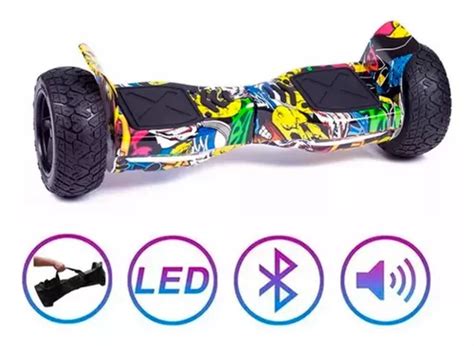 Skate Elétrico Hoverboard Brinovar 85 Off Road Hiphop 85 Mercadolivre